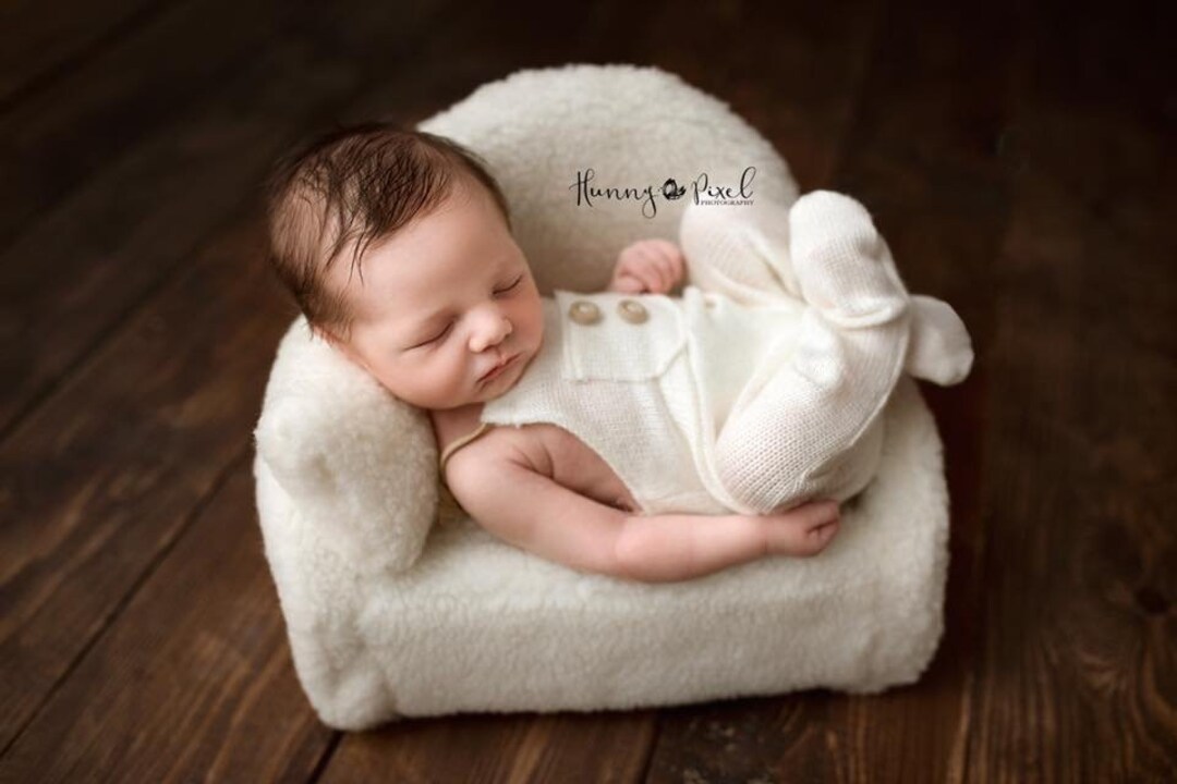 Newborn Photo Prop Boy, Photo Session Props, Footed Newborn Romper ...