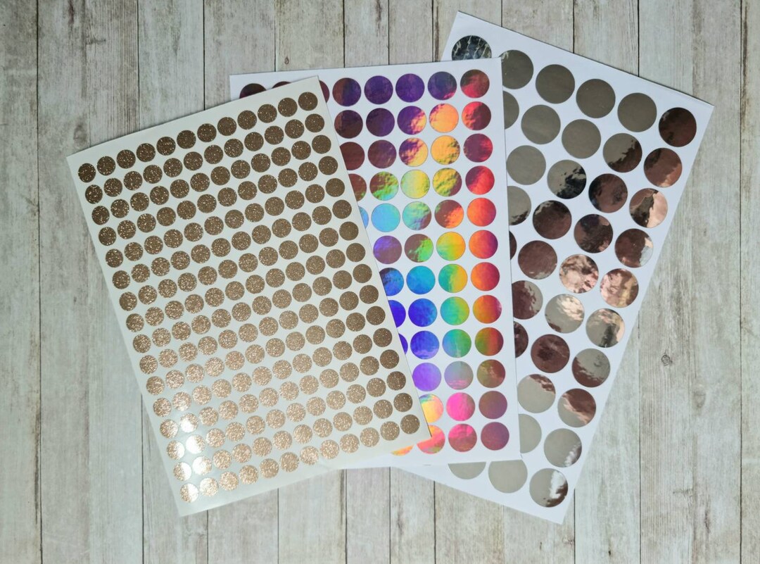 Vinyl Circle Stickers Wedding Party Planner Bullet - Etsy