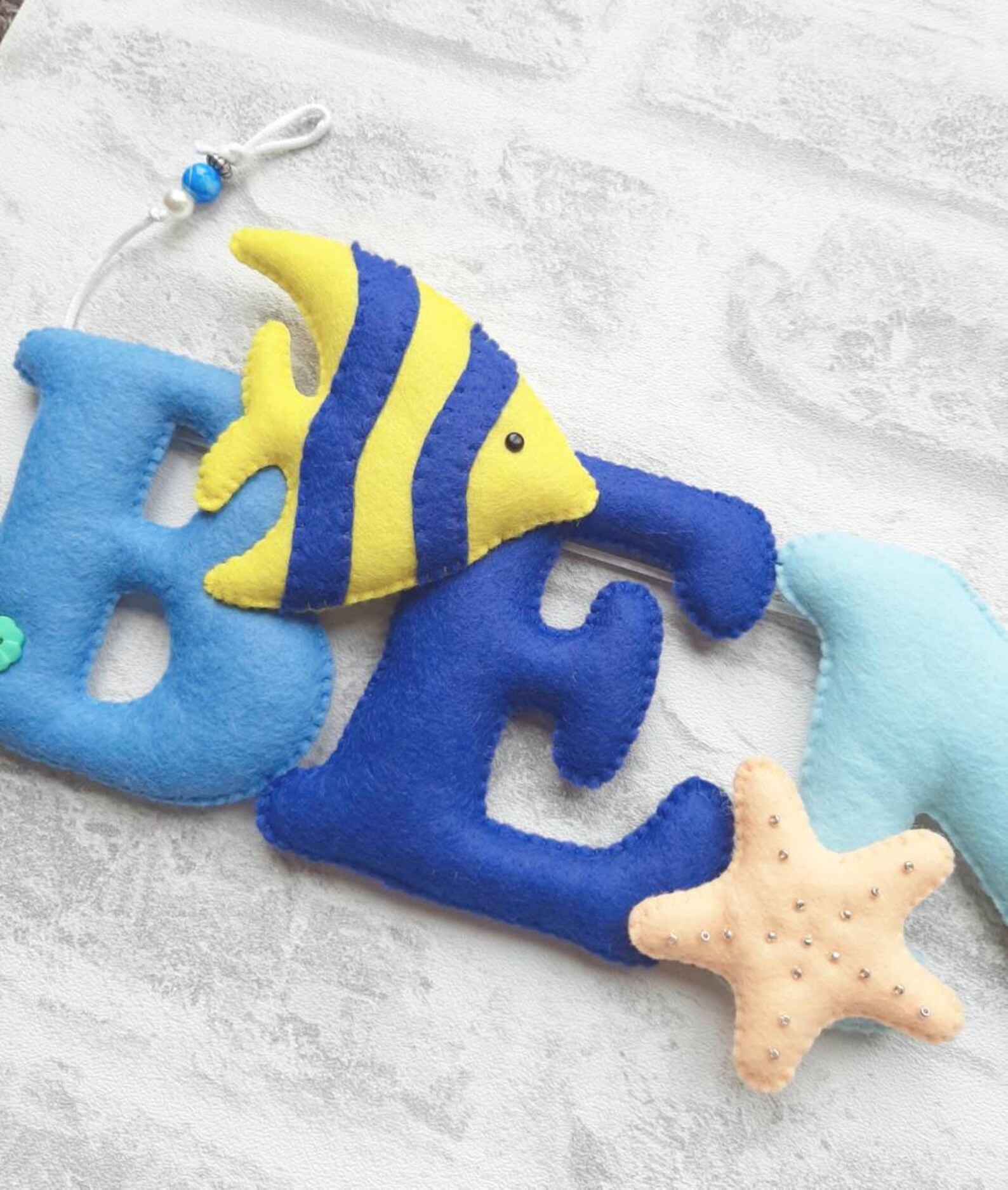 Personalised Sea Creatures Nursery Bunting Under the Sea | Etsy