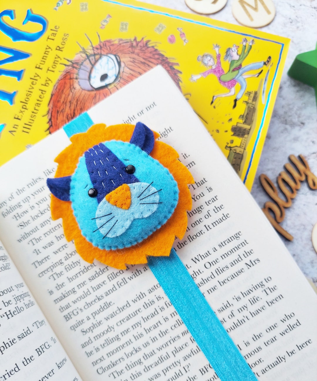 Lions Head Bookband, Bookmark, Planner Accessories, Kids Bookmark. - Etsy