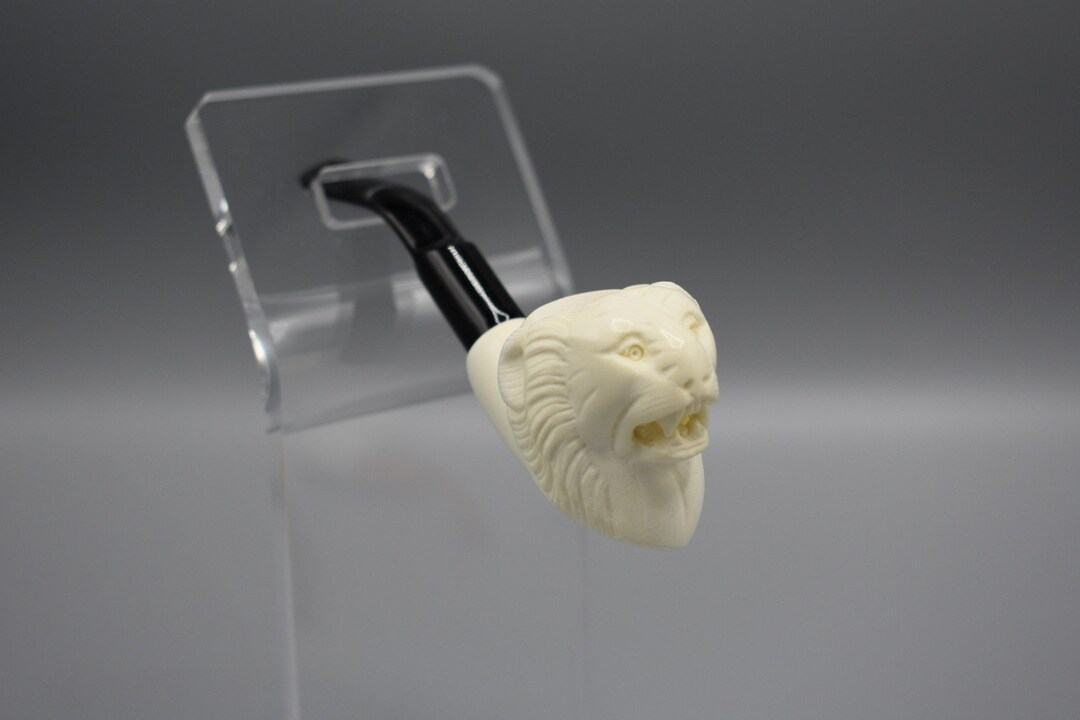 Tiger Figure Pipe for a Few Puffs -block Meerschaum-handcarved-new ...