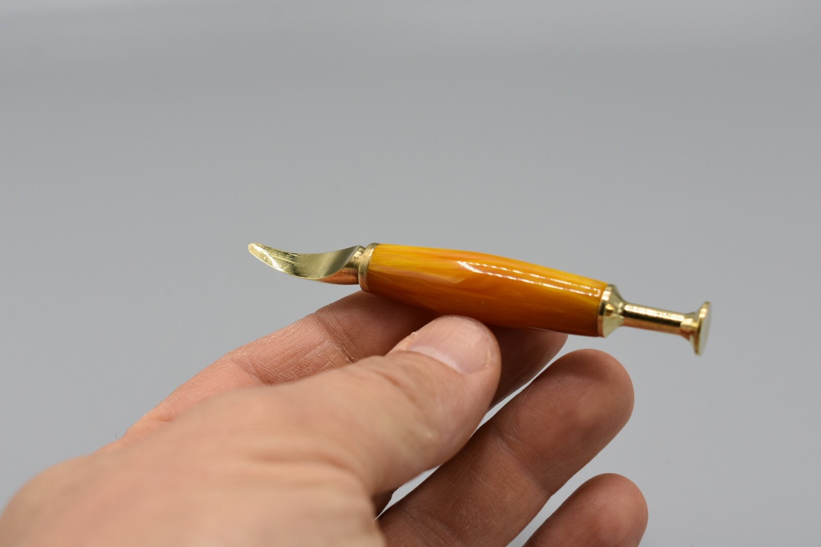 Amber Pipe Tamper-handmade-block Meerschaum New From Turkey - Etsy