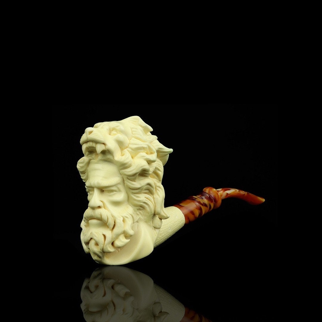 Hercules Greek Divine Hero Figure Pipe Block Meerschaum,handmade New W ...