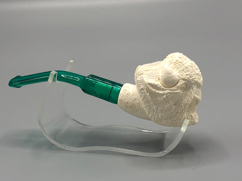 Buffalo Figure Pipe for a Few Puffs Pipe-block Meerschaum-handcarved ...