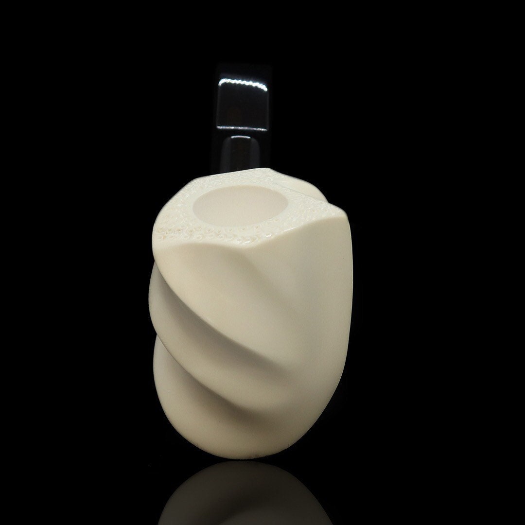 Ali Smooth Swirl Pipe & Tamper Block Meerschaum-handcarved-new-with ...