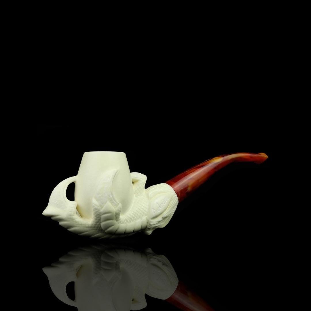 Eagle Claw Pipe,block Meerschaum,handmade New W Custom Made Case#895 - Etsy