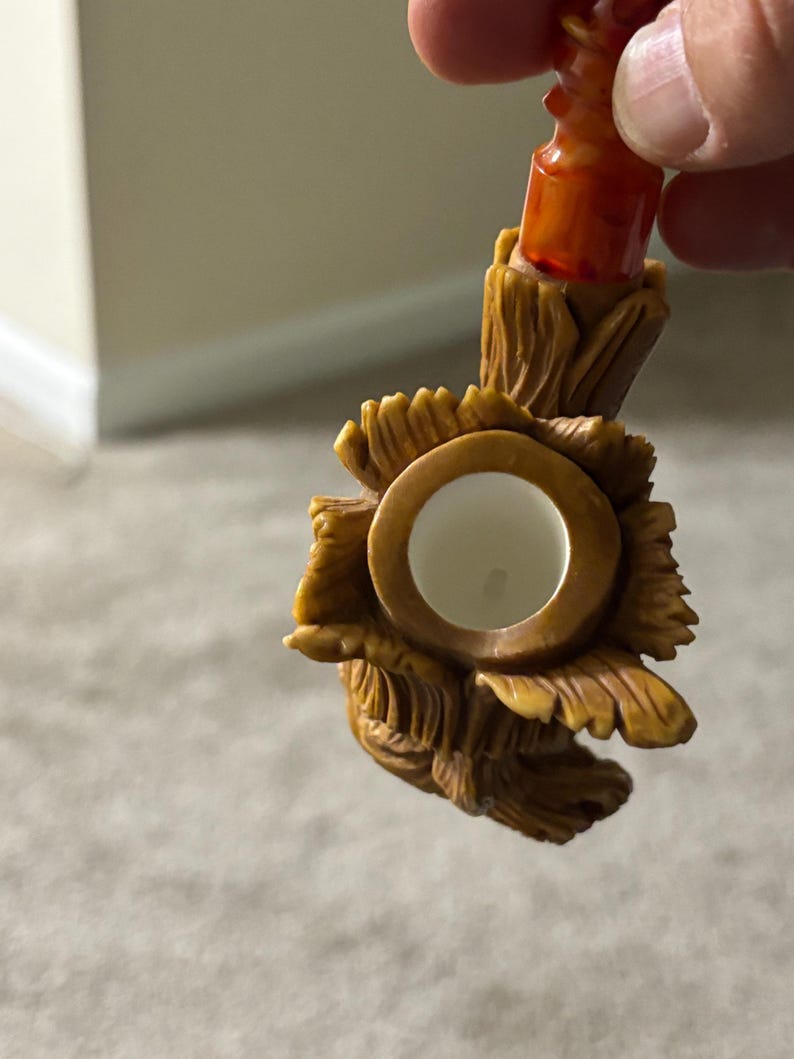 Artist Design Talking Tree Figure Meerschaum Smoking Pipe New Handmade ...