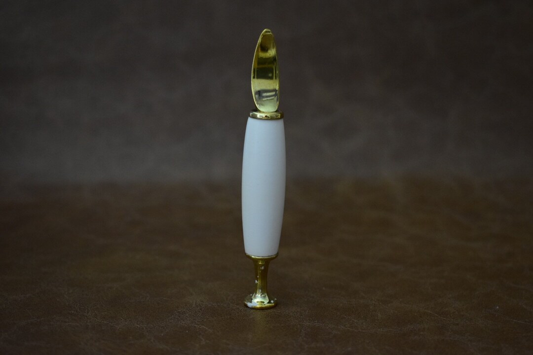 Meerschaum Tamper for Pipes With Brass Tips Block Meerschaum,handmade ...