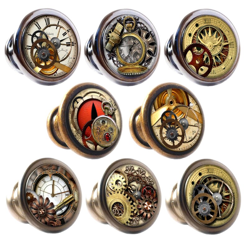 Steampunk Decorated Zinc Alloy 30mm Drawer Cupboard Cabinet - Etsy UK