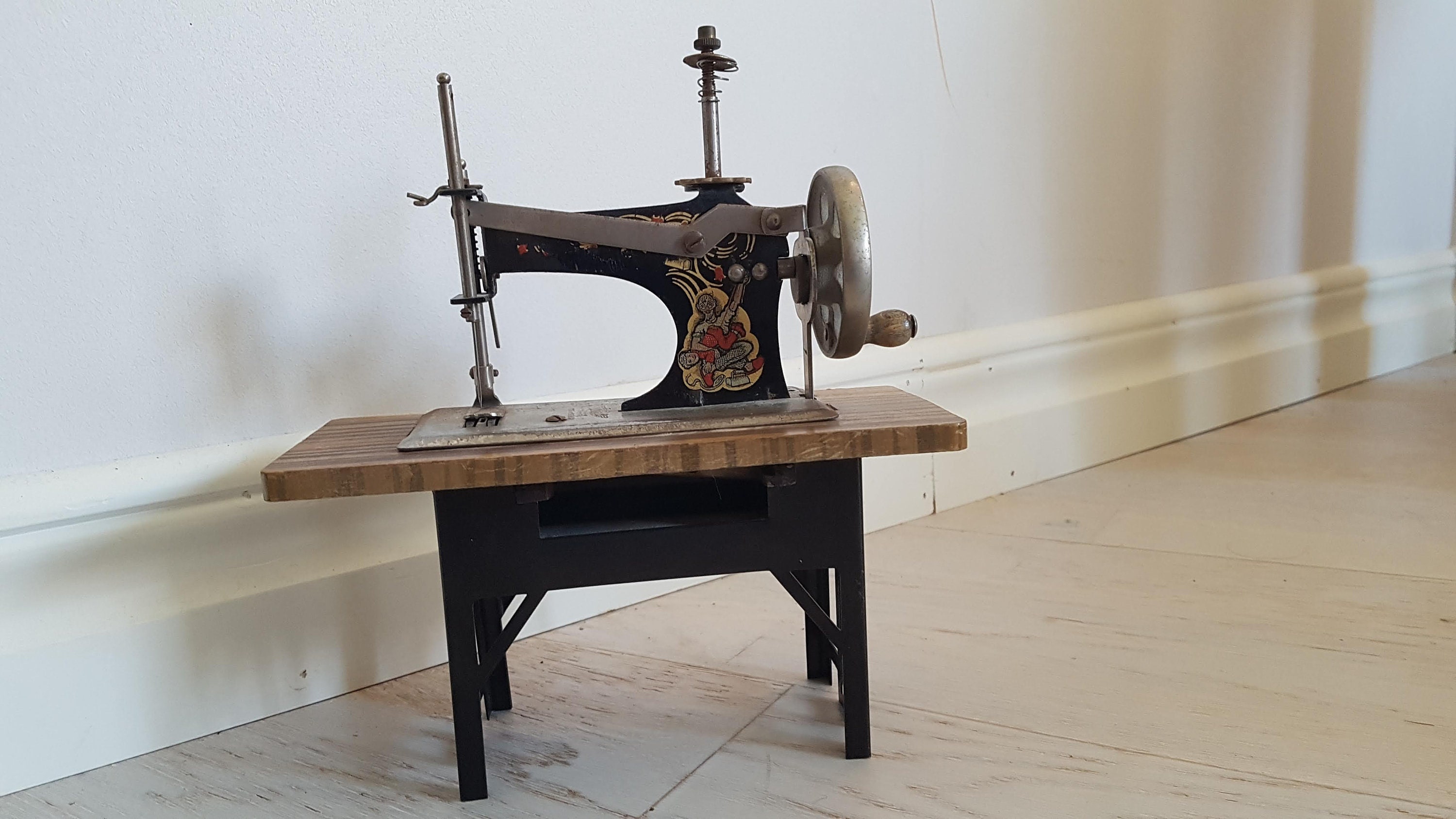 Casige Tin Toy Sewing Machine Germany - Etsy