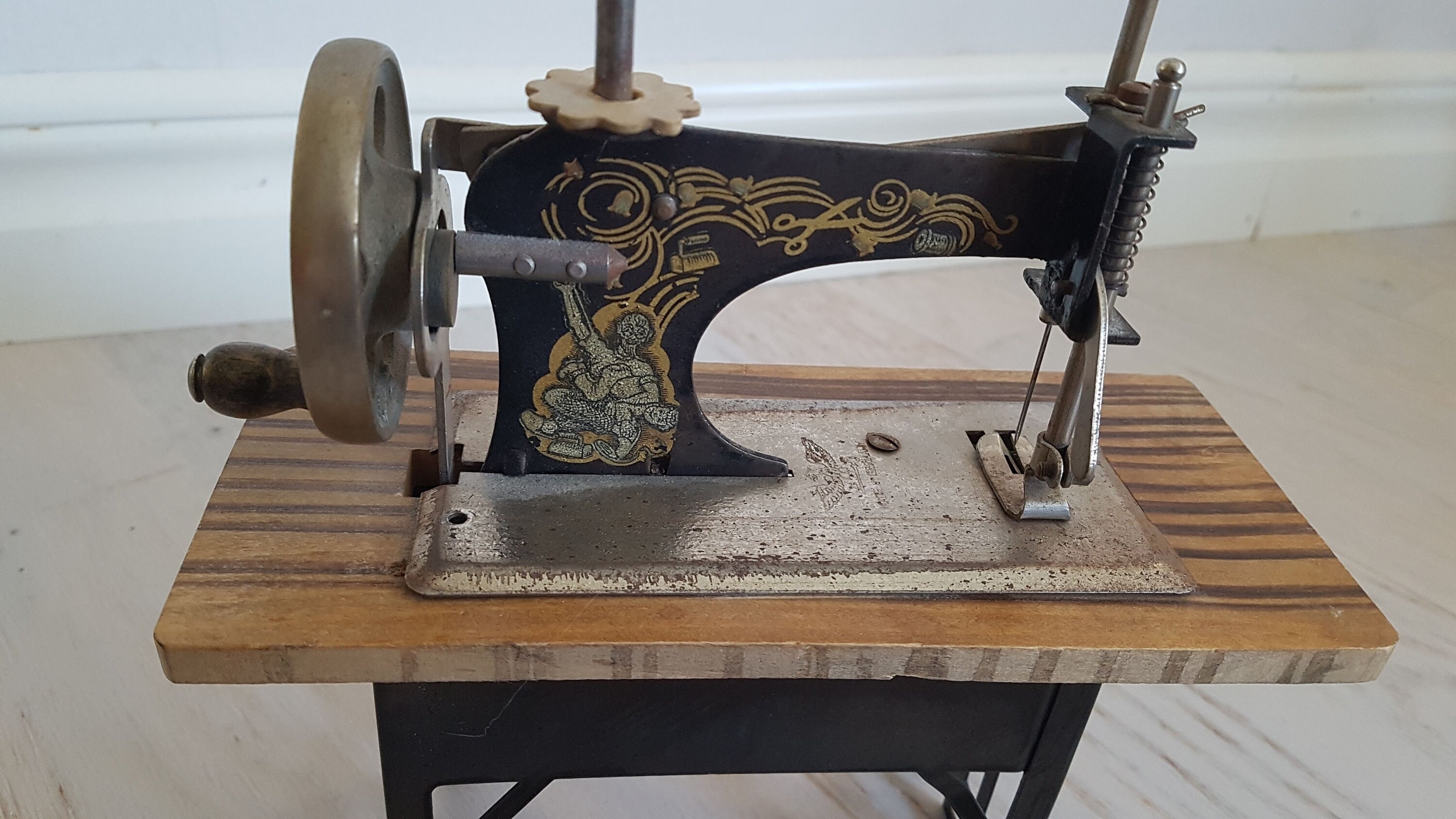 Casige Tin Toy Sewing Machine Germany - Etsy