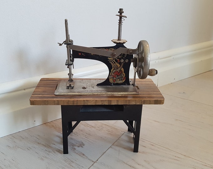 Casige Tin Toy Sewing Machine Germany - Etsy