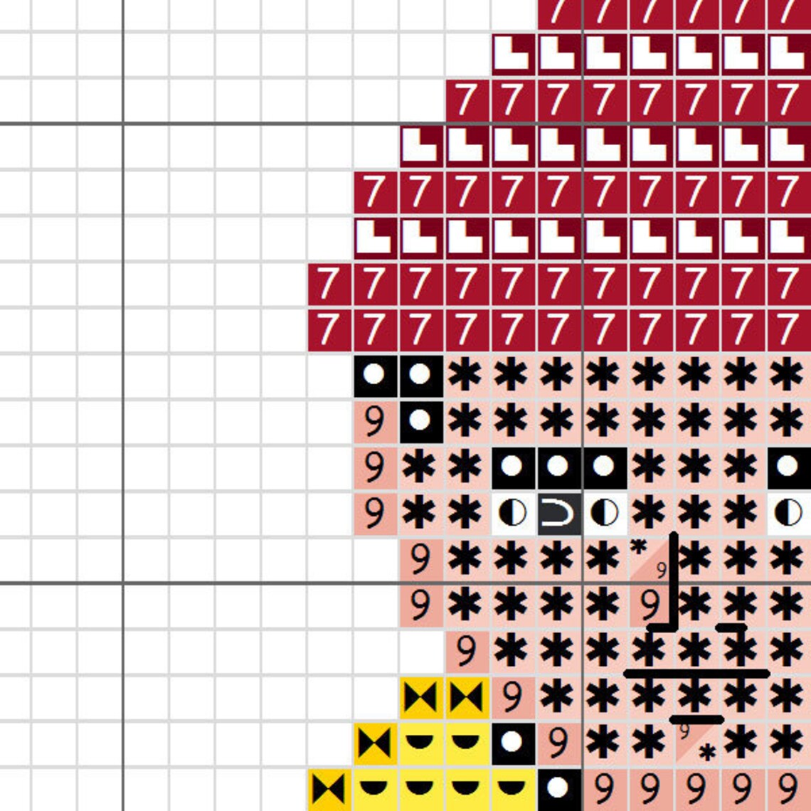 Men Cross Stitch Pattern PDF Counted Cross Stitch Ohio Cross | Etsy