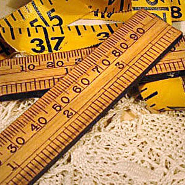 Vintage Wooden Ruler - Etsy