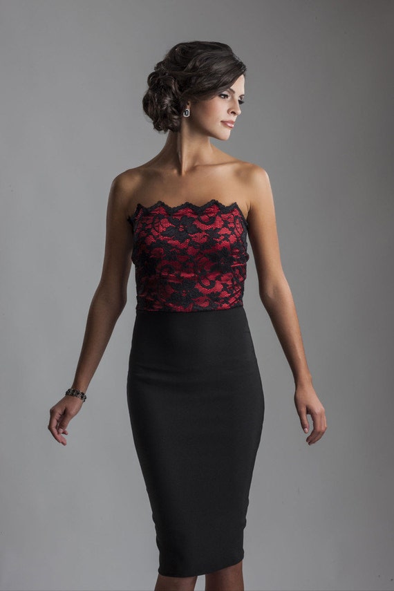 Black And Red Cocktail Dresses