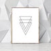Minimalist Print Geometric Print Scandinavian Wall Art - Etsy