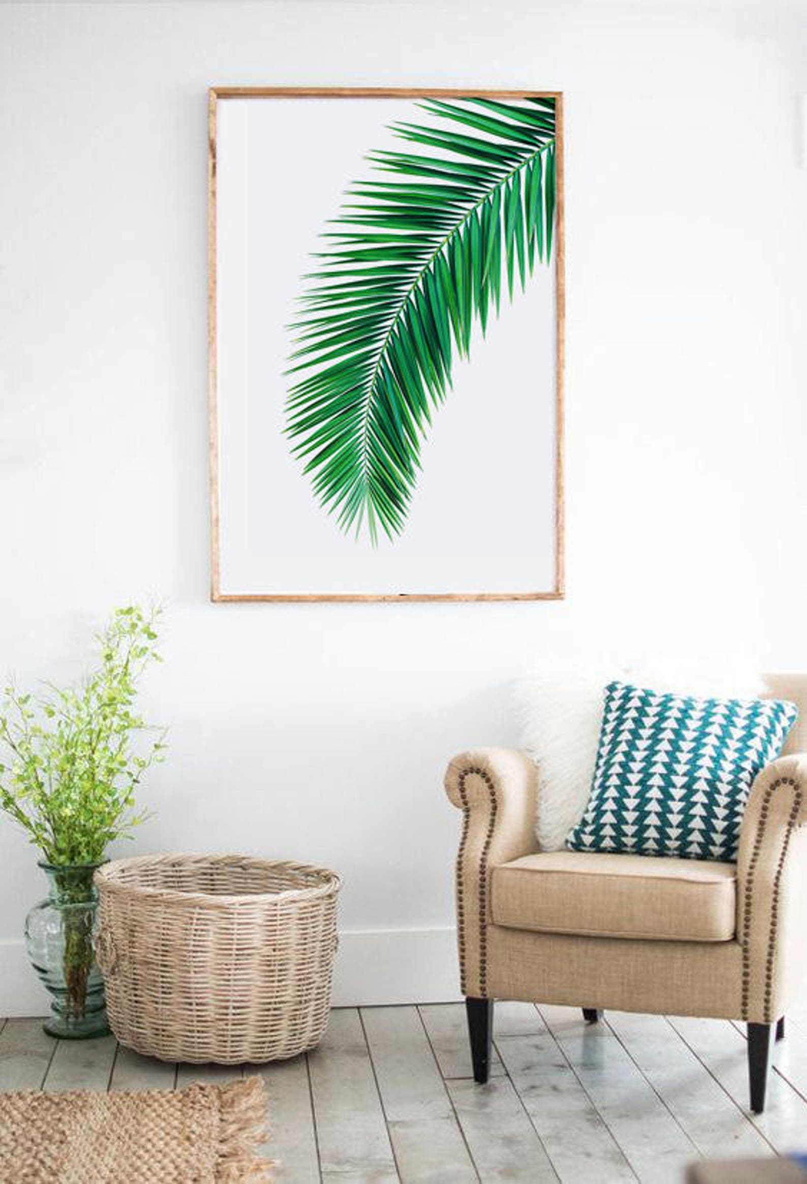 Leaf Print Poster Botanical Print Download Wall Art Prints - Etsy
