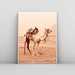 Desert Animal Print, Camel Art Print, Nursery Printable Art, Boho Wall ...