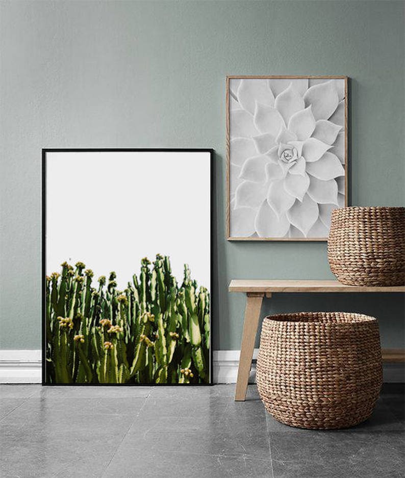 Cactus Art Cactus Print Botanical Print Printable Art - Etsy