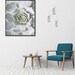 Succulent Print Poster White Succulent Wall Art Printable - Etsy