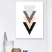 Minimalist Poster Scandinavian Print Geometric Wall Art - Etsy