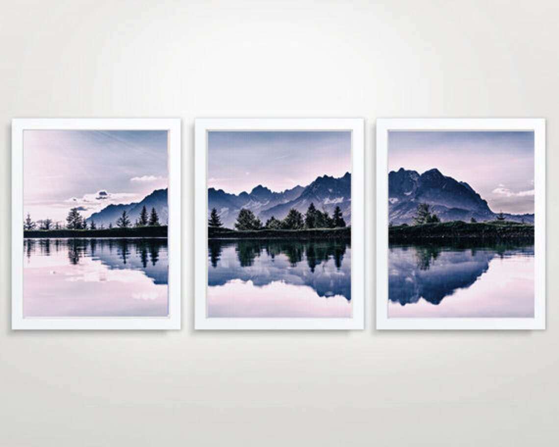 Digital Download Set of 3 Prints Living Room Modern Decor Wall - Etsy