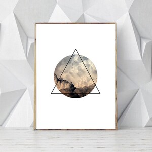 Nature Wall Art Prints, Geometric Modern Art, Large Abstract Wall Art ...