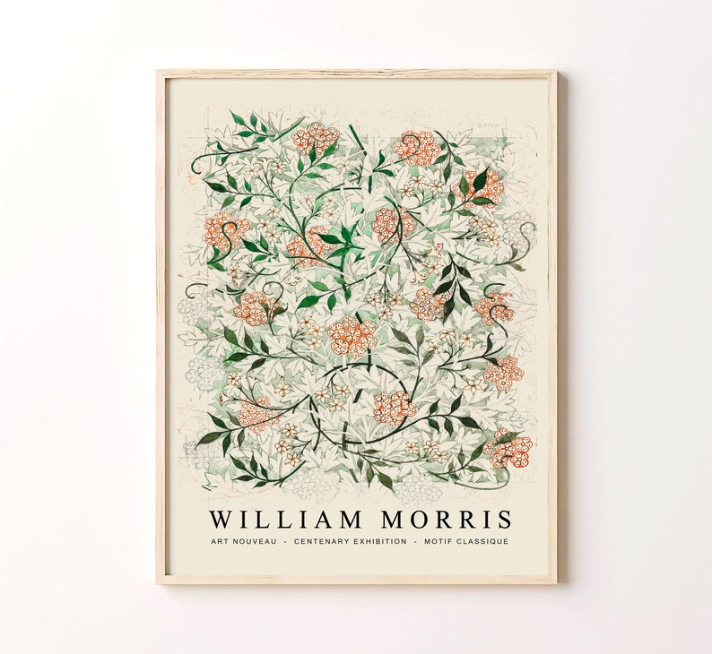 William Morris Prints Set of 6 Prints Exhibition Poster Art - Etsy