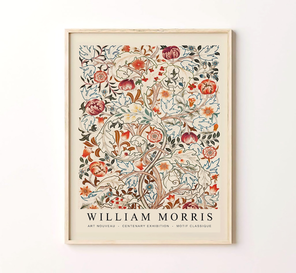 William Morris Prints Set of 6 Prints Exhibition Poster Art - Etsy
