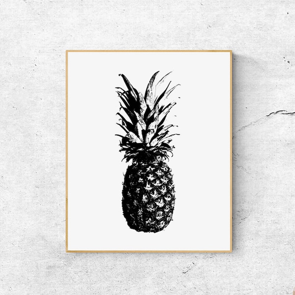 Pineapple Poster - Etsy
