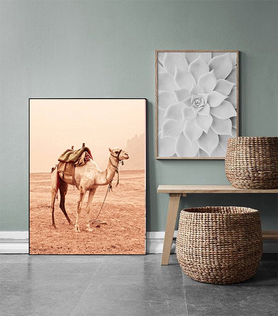 Desert Animal Print Camel Art Print Nursery Printable Art | Etsy