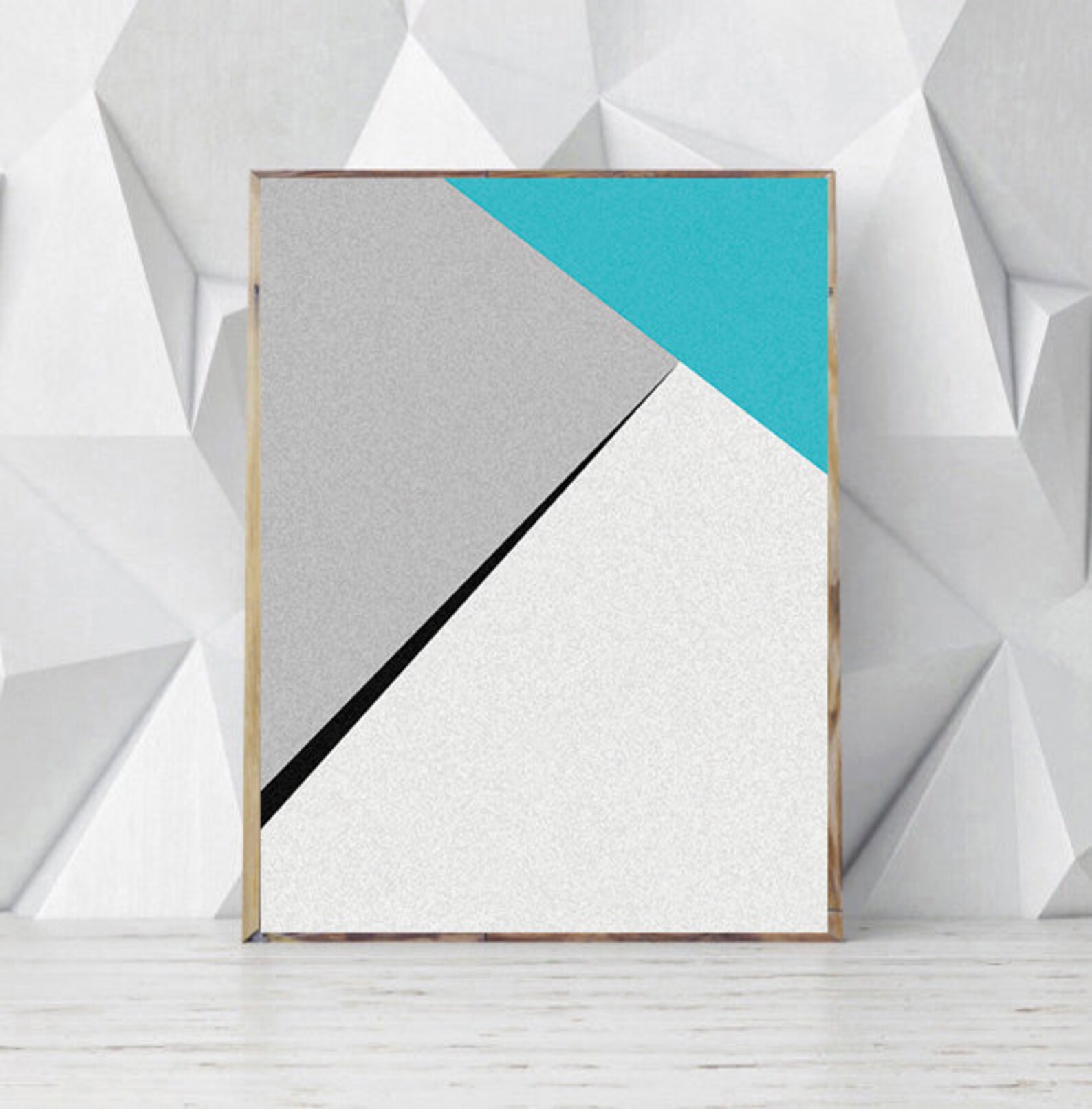 Geometric Wall Art Prints Large Abstract Art Print - Etsy