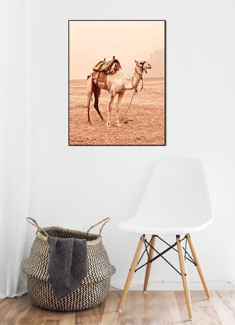 Desert Animal Print Camel Art Print Nursery Printable Art | Etsy