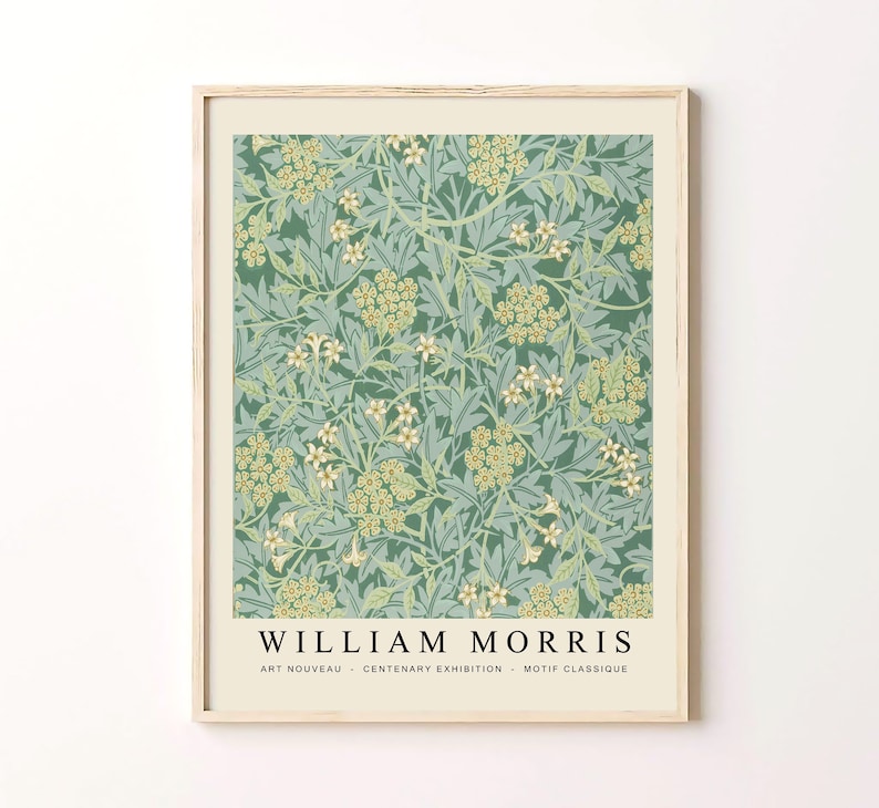 William Morris Prints Set of 6 Prints Exhibition Poster Art - Etsy