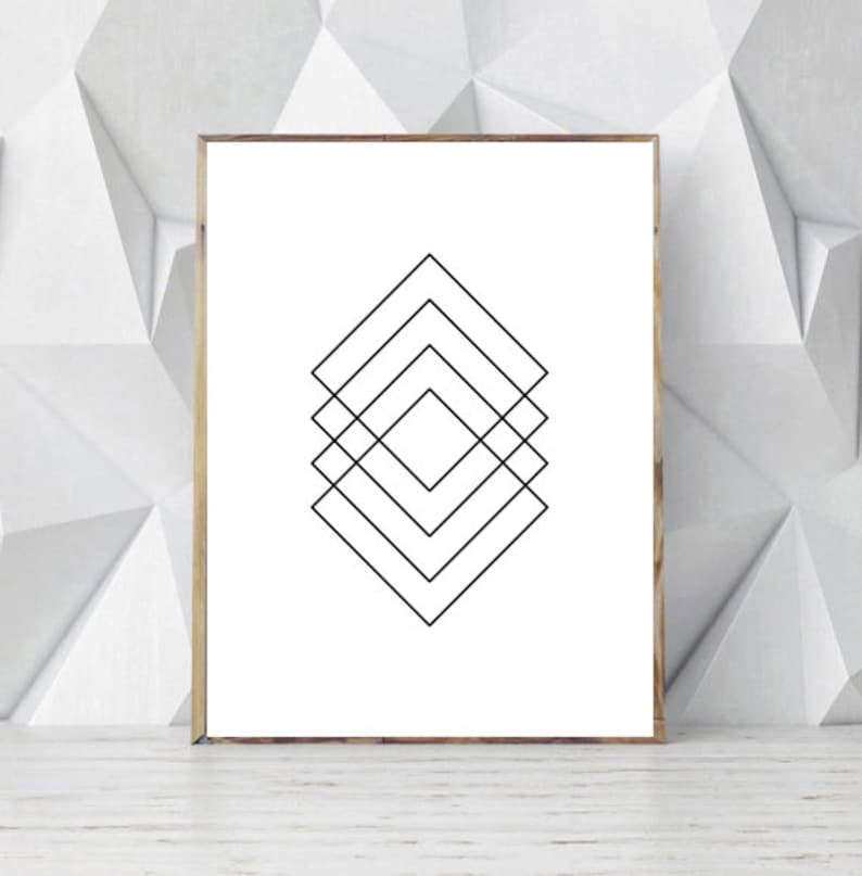 Minimalist Poster Scandinavian Print Digital Download - Etsy