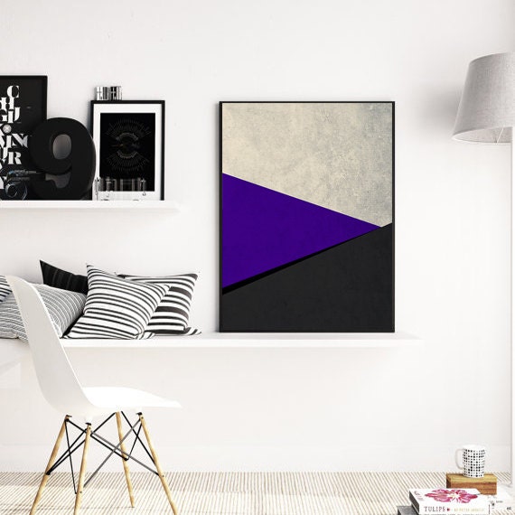 Geometric Print Abstract Art Print Geometric Wall Art Print | Etsy