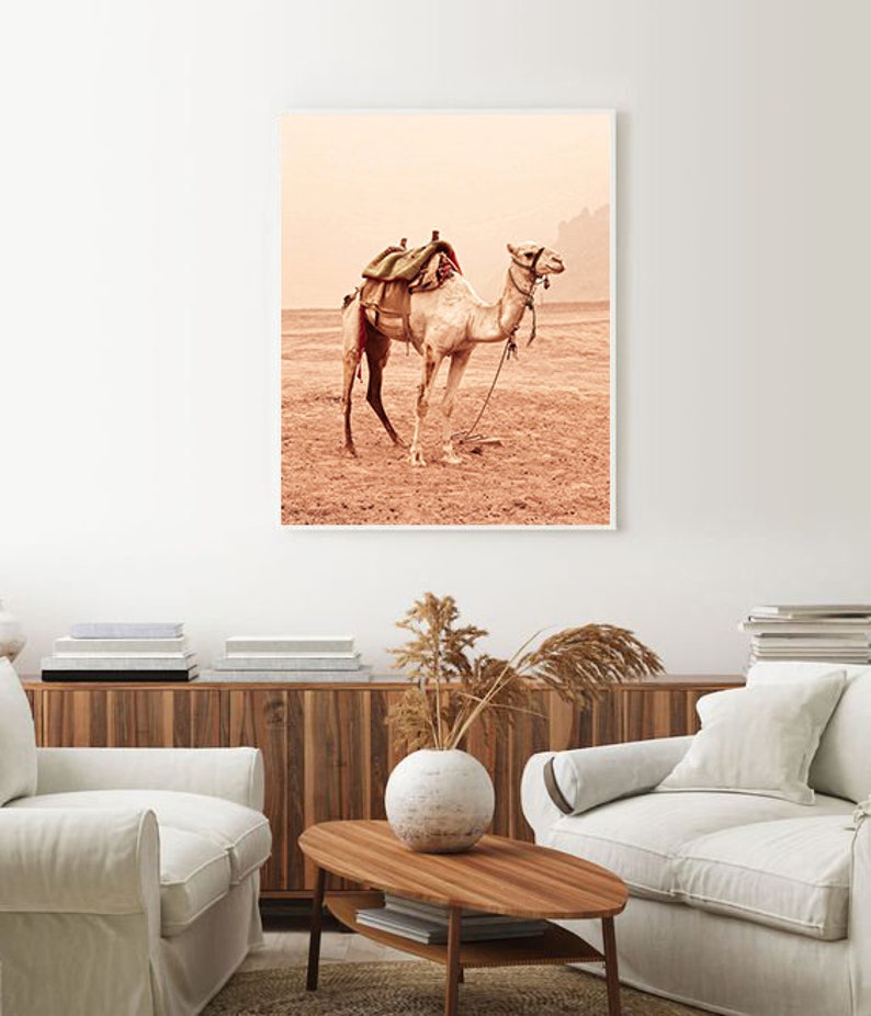Desert Animal Print Camel Art Print Nursery Printable Art | Etsy