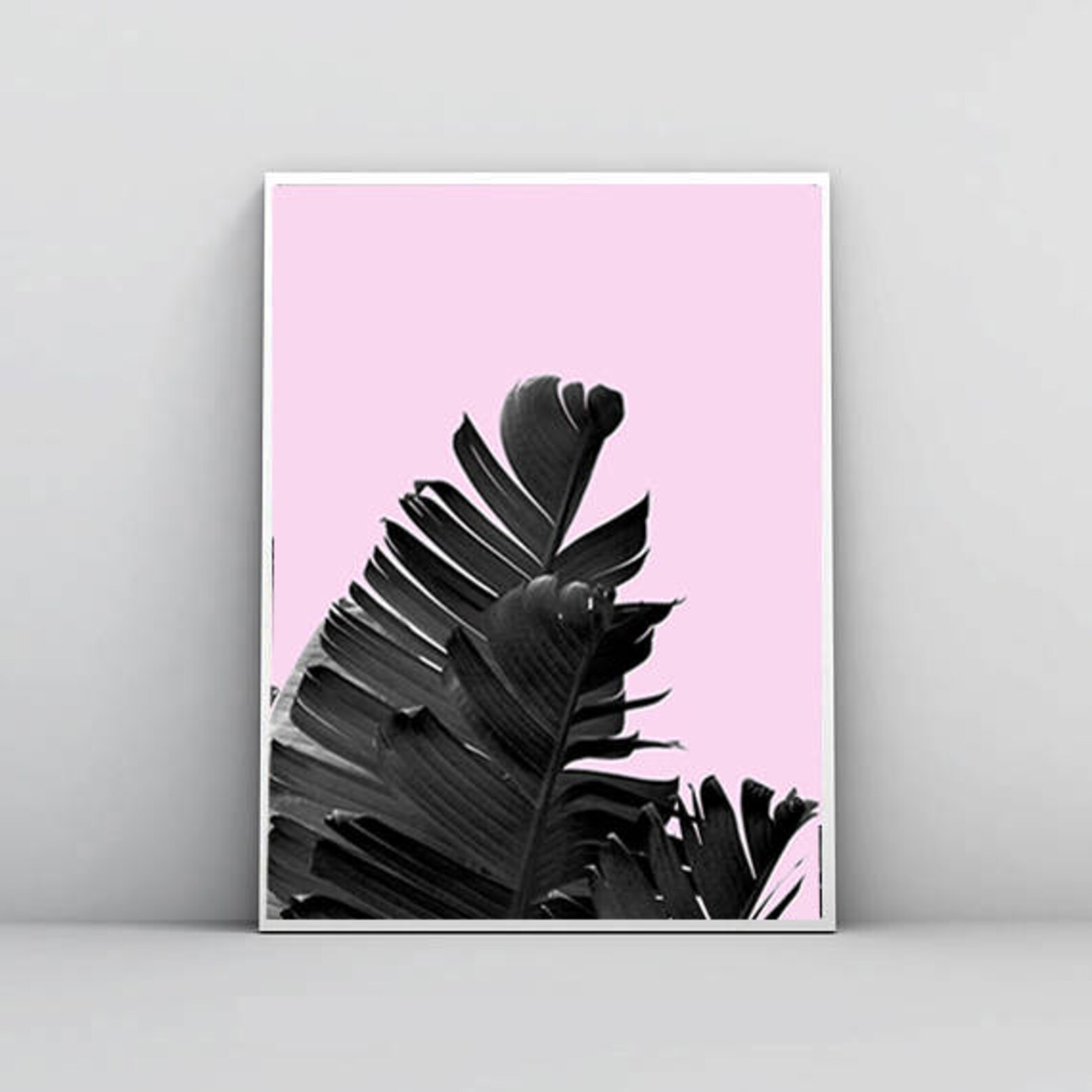 Printable Banana Leaf Print Large Leaf Print Digital | Etsy