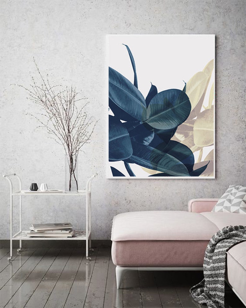 Bedroom Decor Plant Prints Above Bed Art Botanical Poster - Etsy