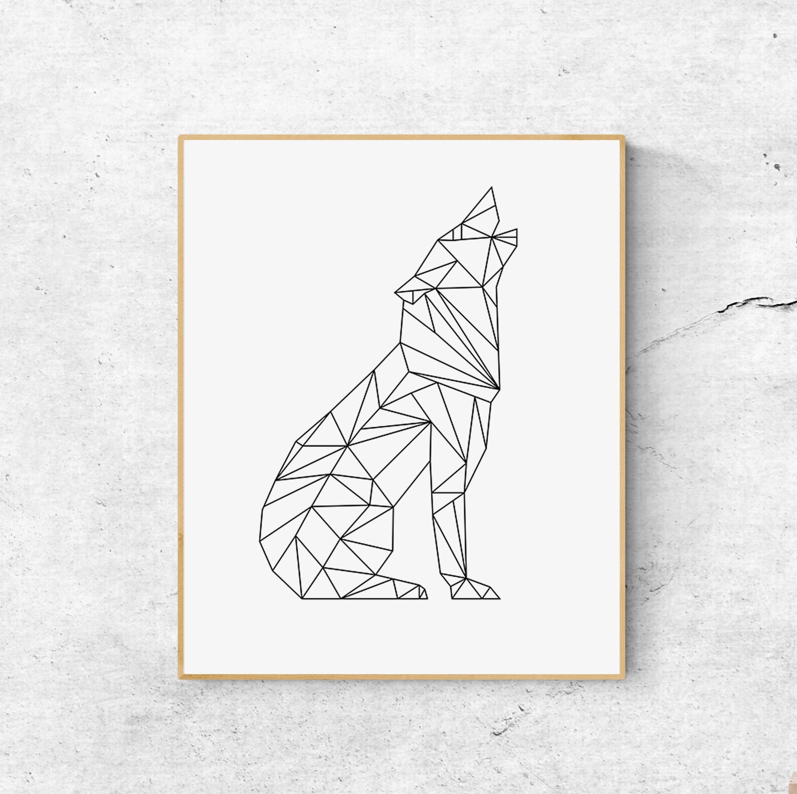 Wolf Print Wolf Gifts Nursery Animal Prints Nursery Decor - Etsy