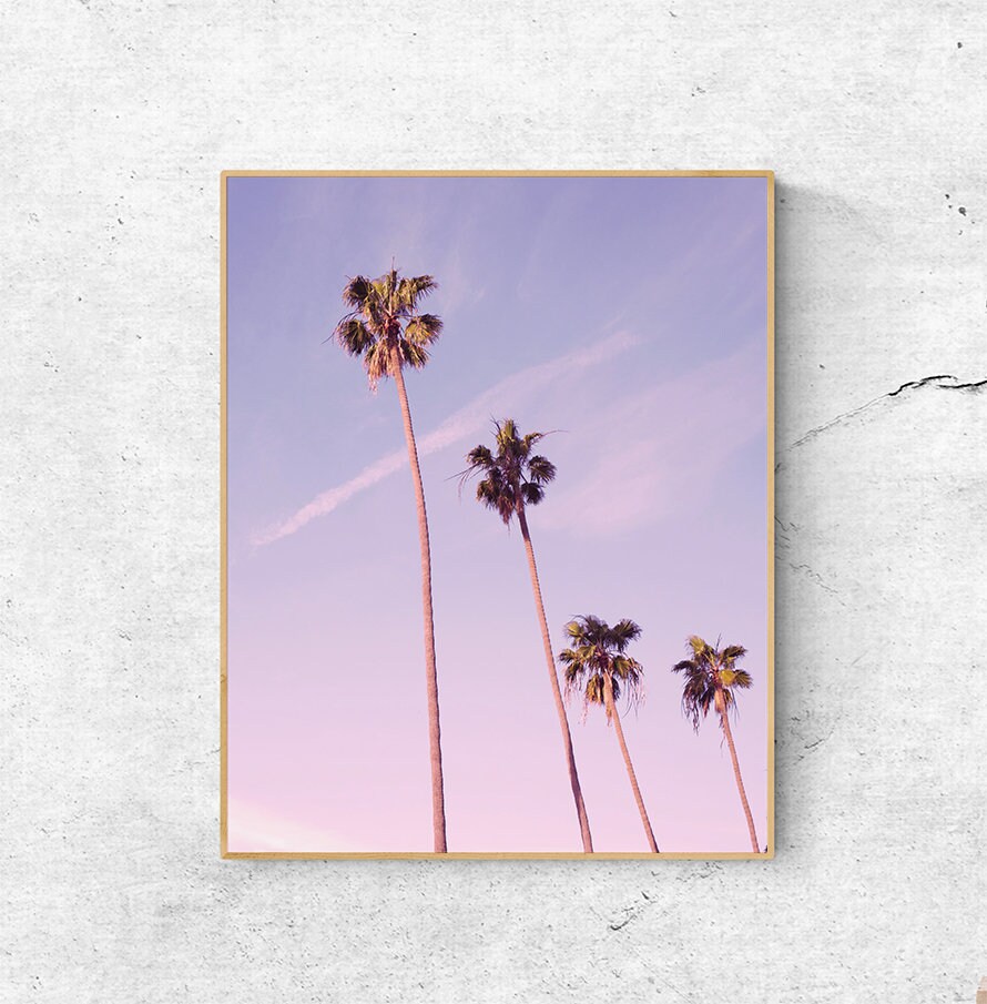 Coastal Prints Set of 6 Tropical Poster Printable Wall Art | Etsy