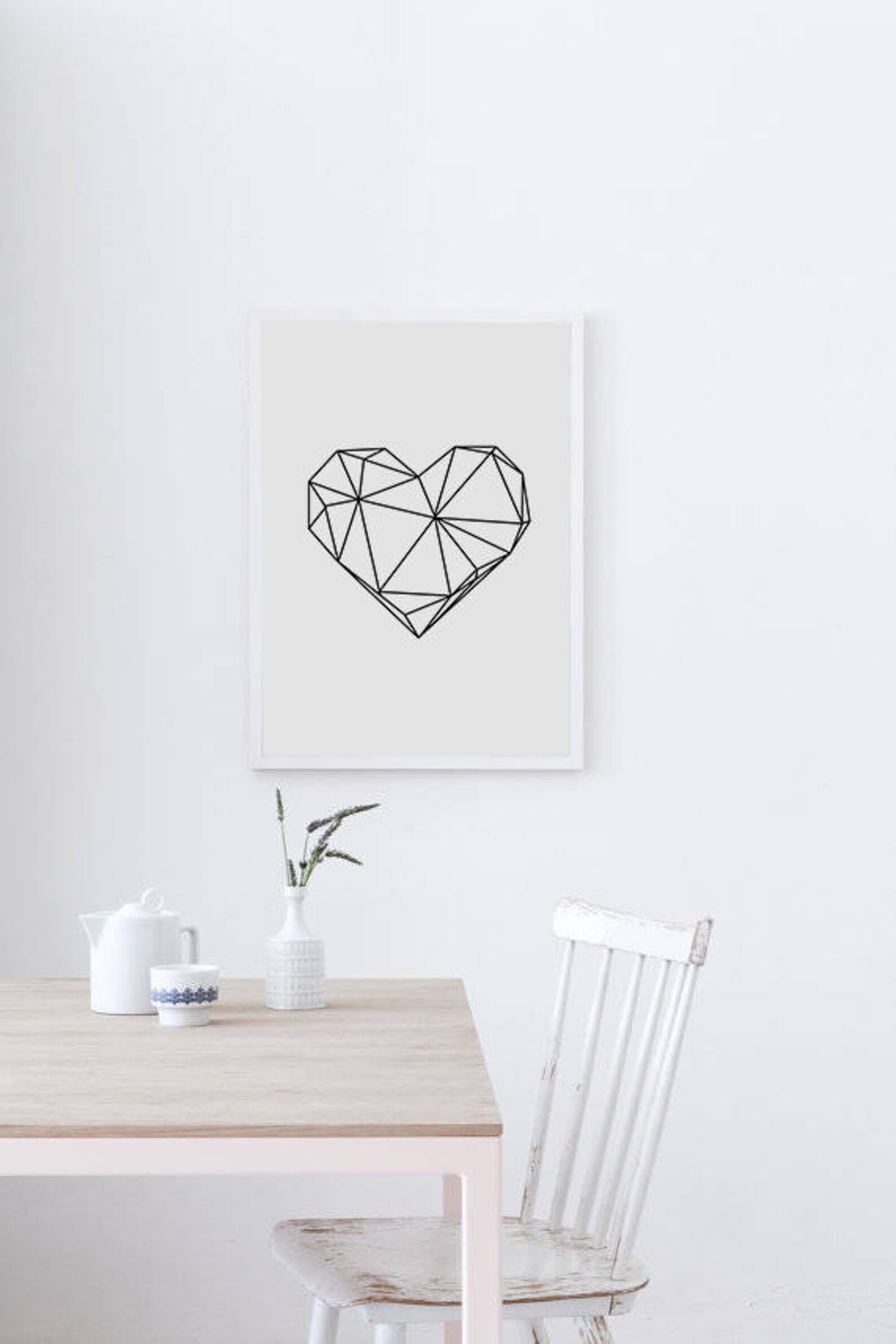 Scandinavian Print Minimalist Poster Wall Art Prints Black - Etsy