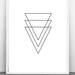 Minimalist Print Geometric Print Scandinavian Wall Art - Etsy