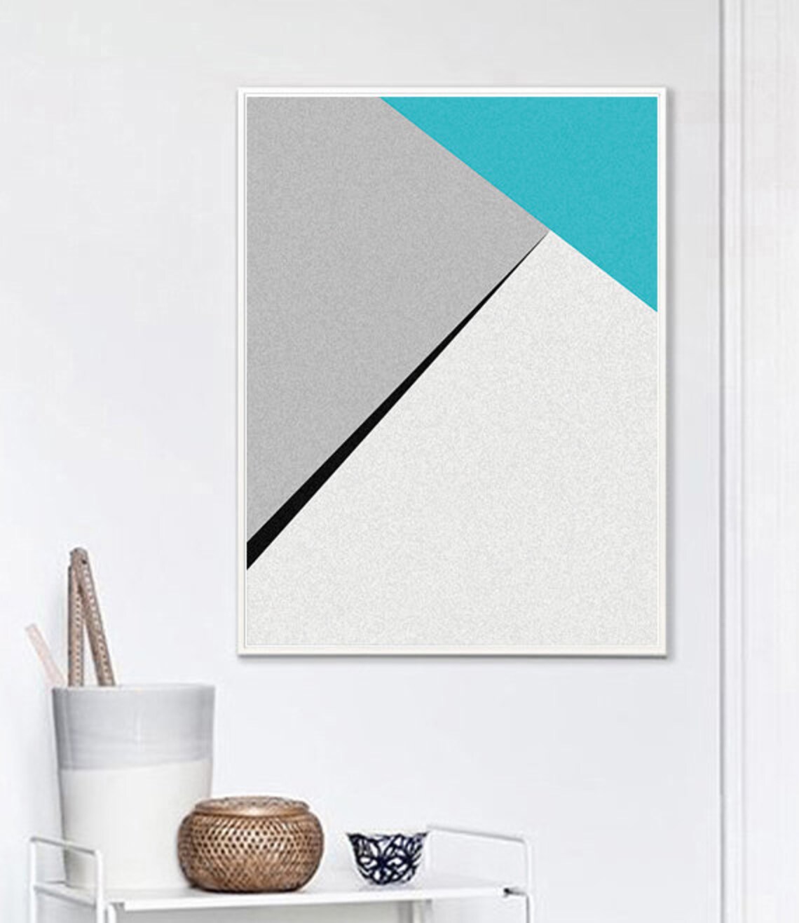 Geometric Wall Art Prints Large Abstract Art Print - Etsy