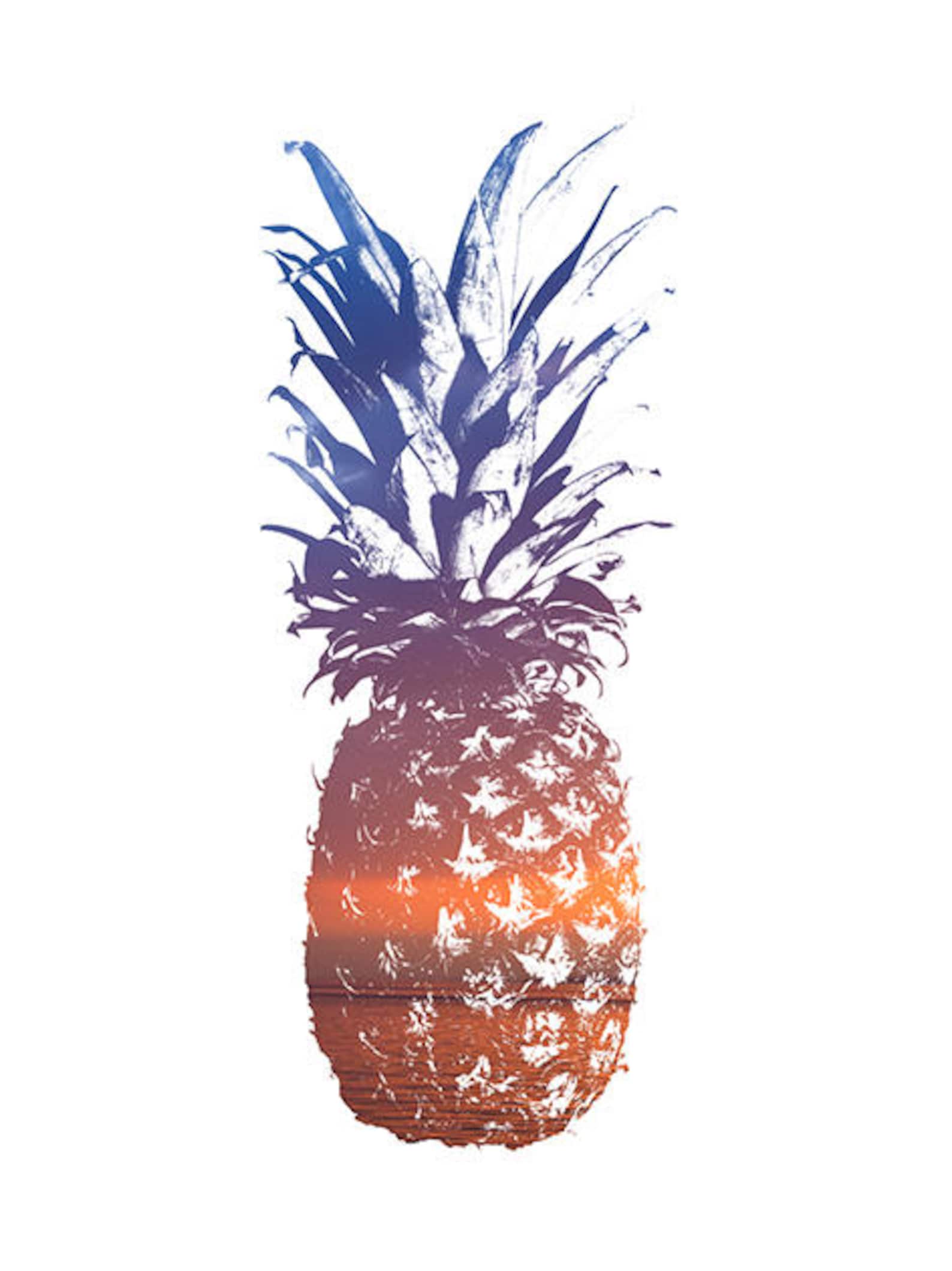 Tropical Print Pineapple Print Nature Wall Art Prints Large - Etsy