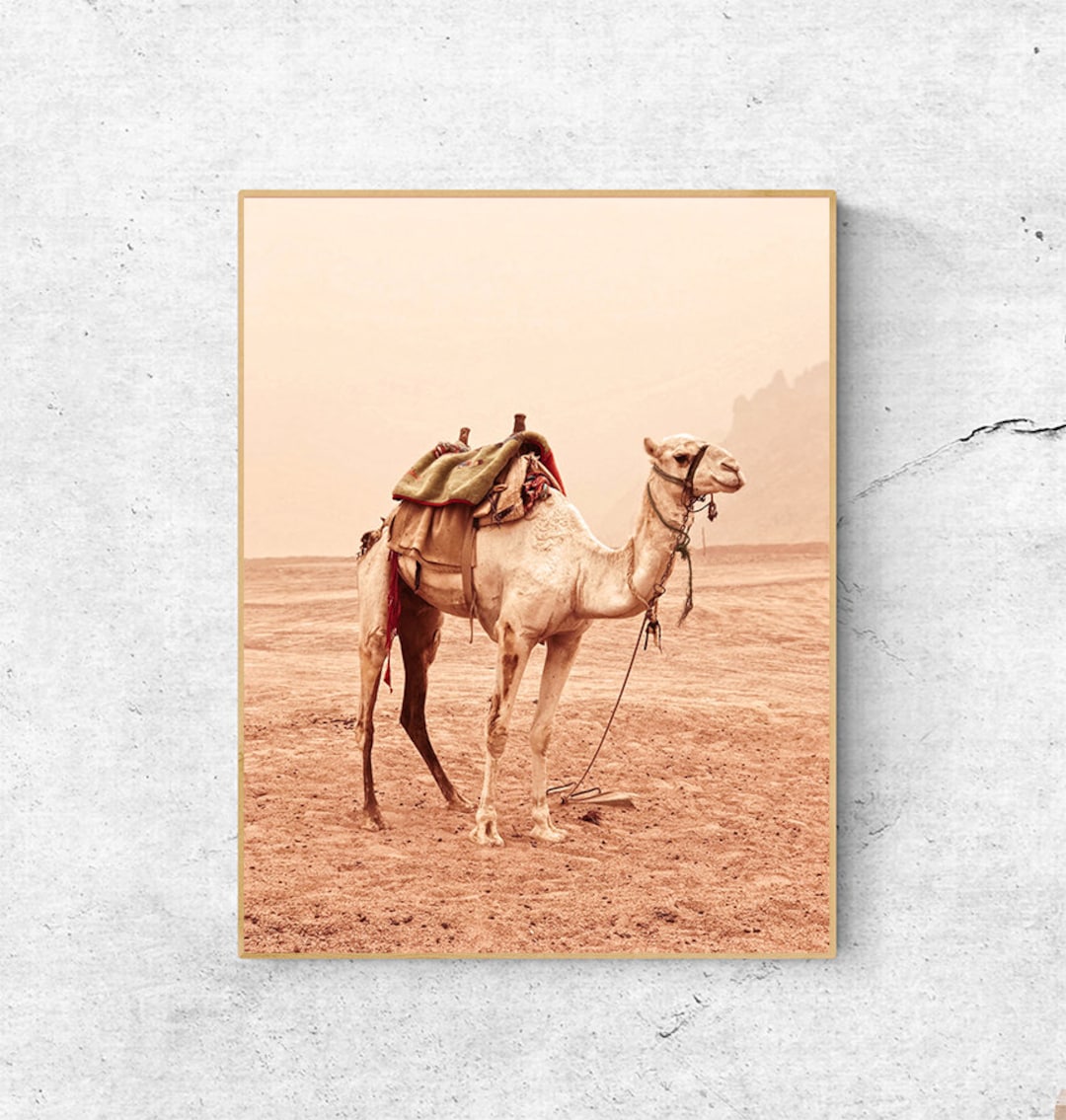 Desert Animal Print, Camel Art Print, Nursery Printable Art, Boho Wall ...