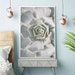 Succulent Print Poster White Succulent Wall Art Printable - Etsy