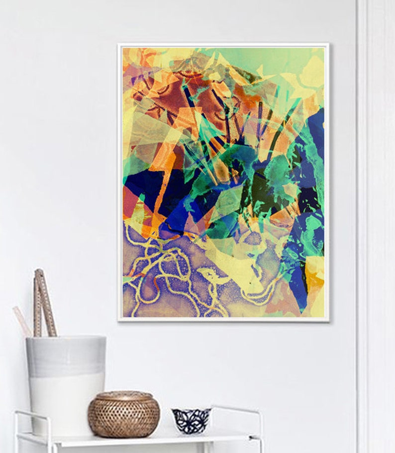 Abstract art print Modern wall art prints Abstract wall art | Etsy