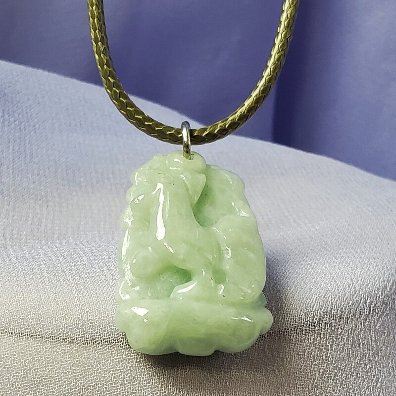 Jade Luck Pendant - Etsy