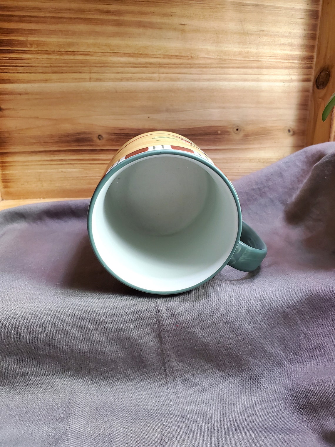 Vintage Lenox Cup Mug winter Greetings Everyday - Etsy